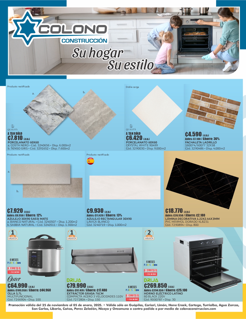 Colono Construccion - Ofertas