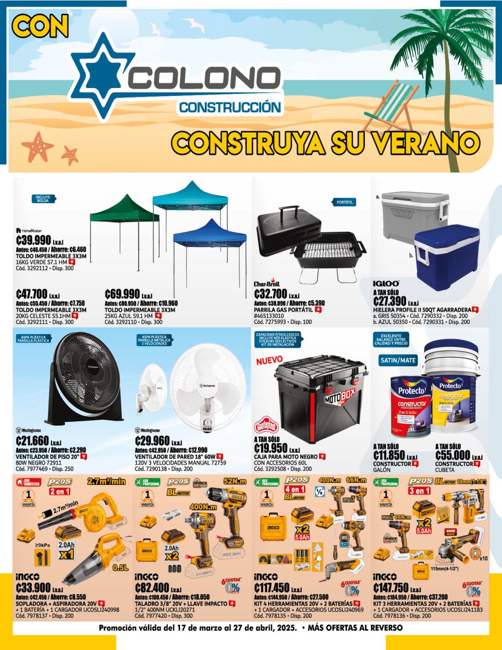 Colono Construccion - Ofertas