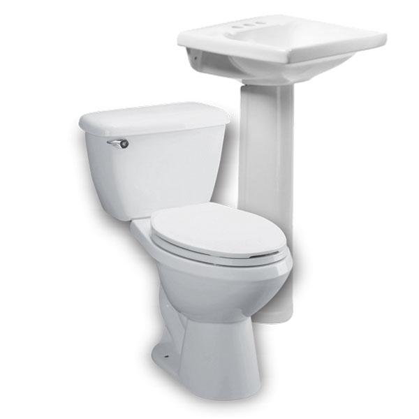 Colono Construccion - COMBO INODORO ECOACUCER Y LAVAMANOS