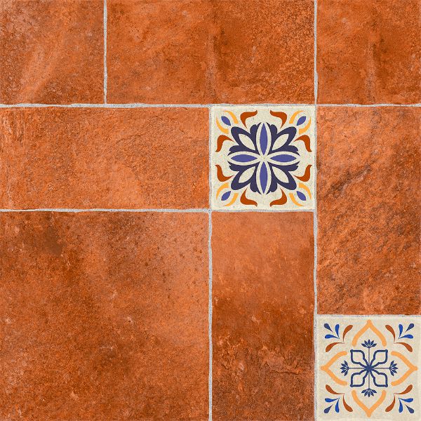 Colono Construccion - PISO CERÁMICO 44X44 SABINNE FD ROJO