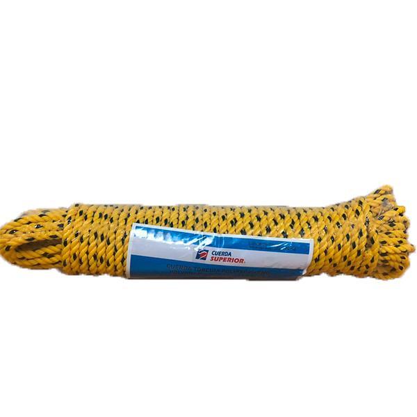 Colono Construccion - MECATE TORCIDO AMARILLO POLIPROPILENO 8MMX20MT