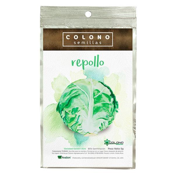 Colono Construccion - SEMILLAS - REPOLLO GOLDEN ACRE 5GR